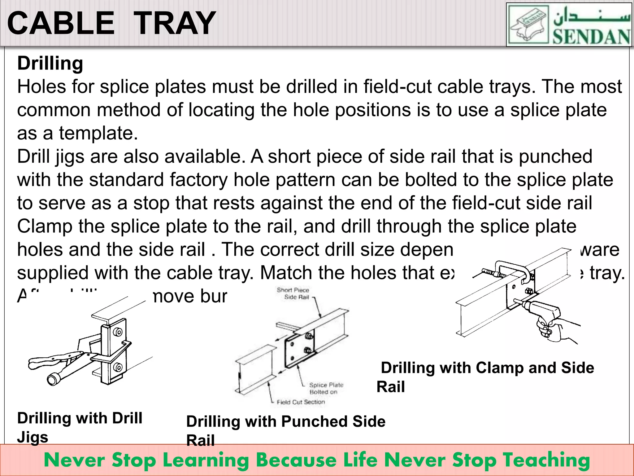 Cable Tray Installation 211215 | PPTX