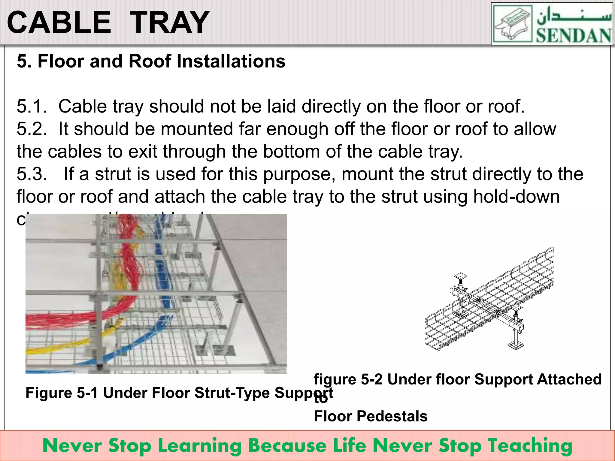 Cable Tray Installation 211215 | PPTX