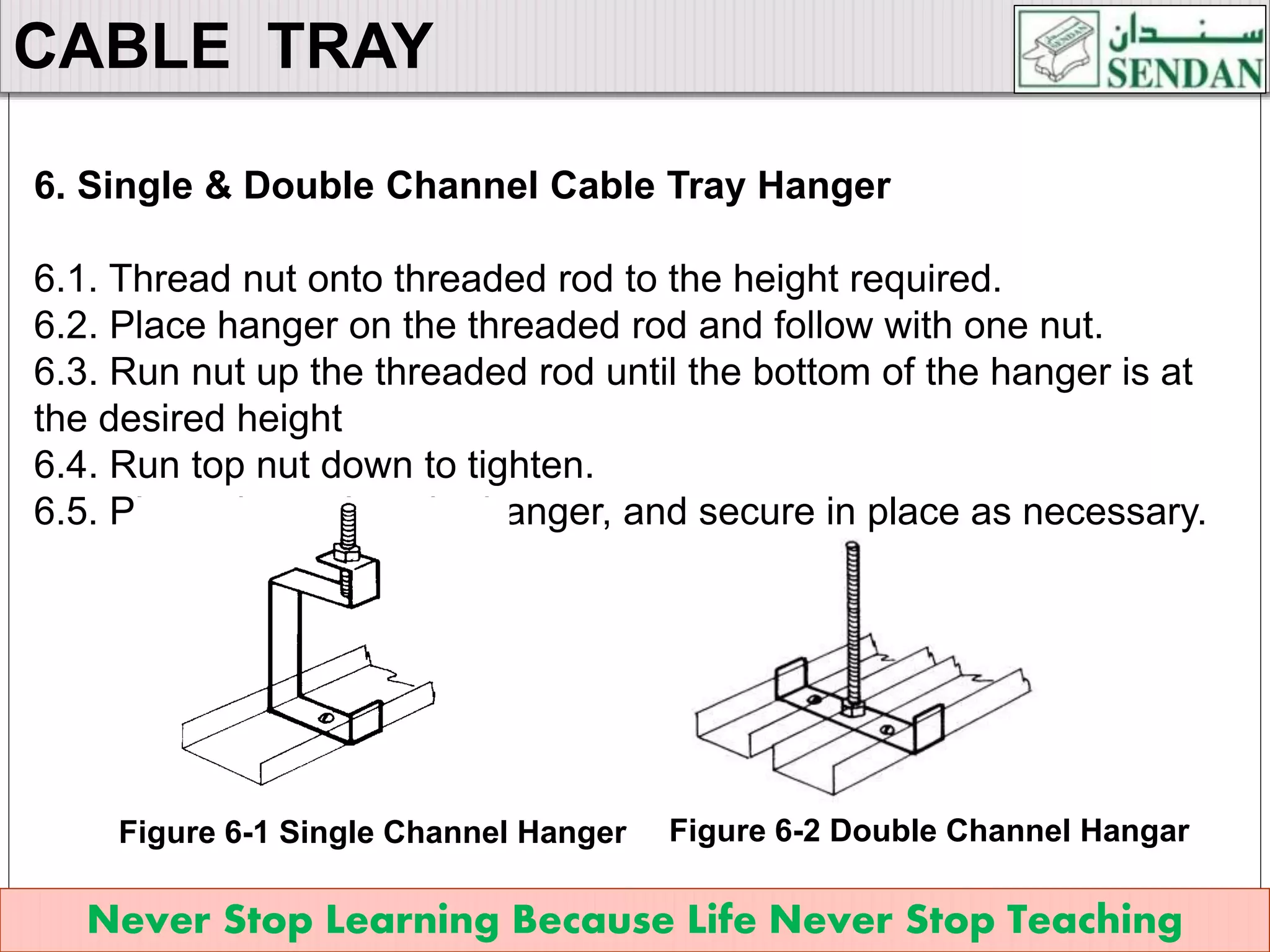 Cable Tray Installation 211215 | PPTX
