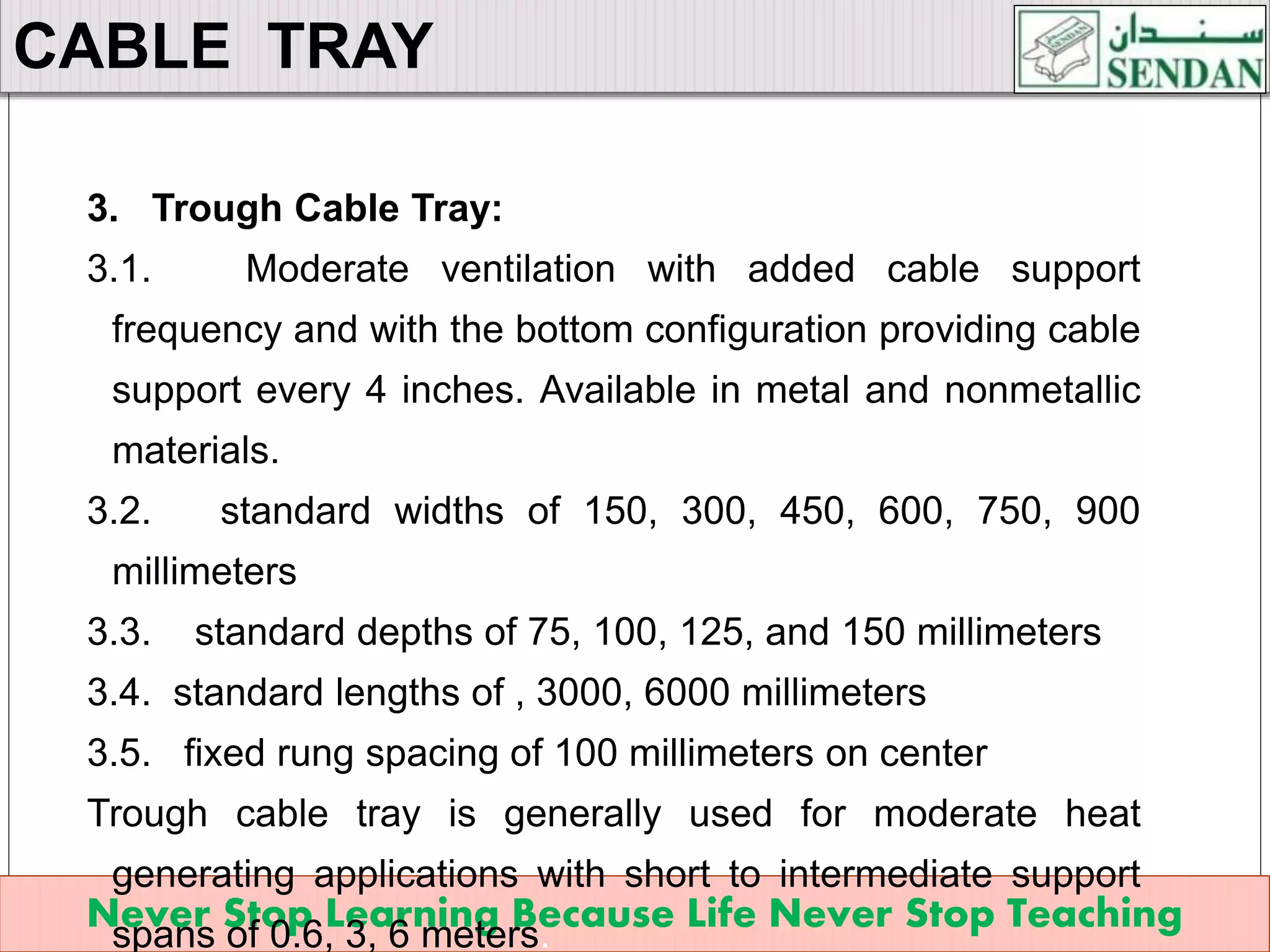 Cable Tray Installation 211215 | PPTX