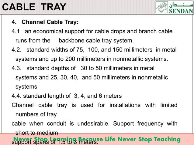 Cable Tray Installation 211215 | PPTX