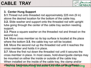 Cable Tray Installation 211215 | PPTX