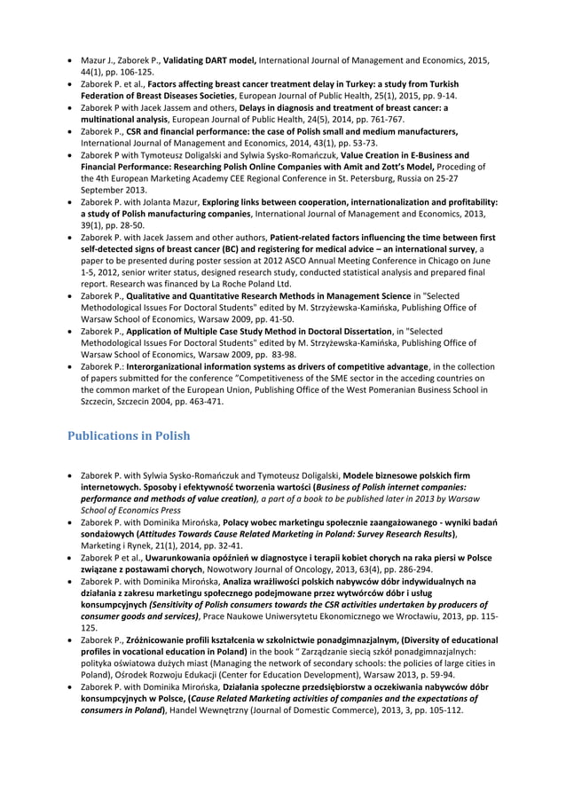 CV PZ English 2016 | PDF