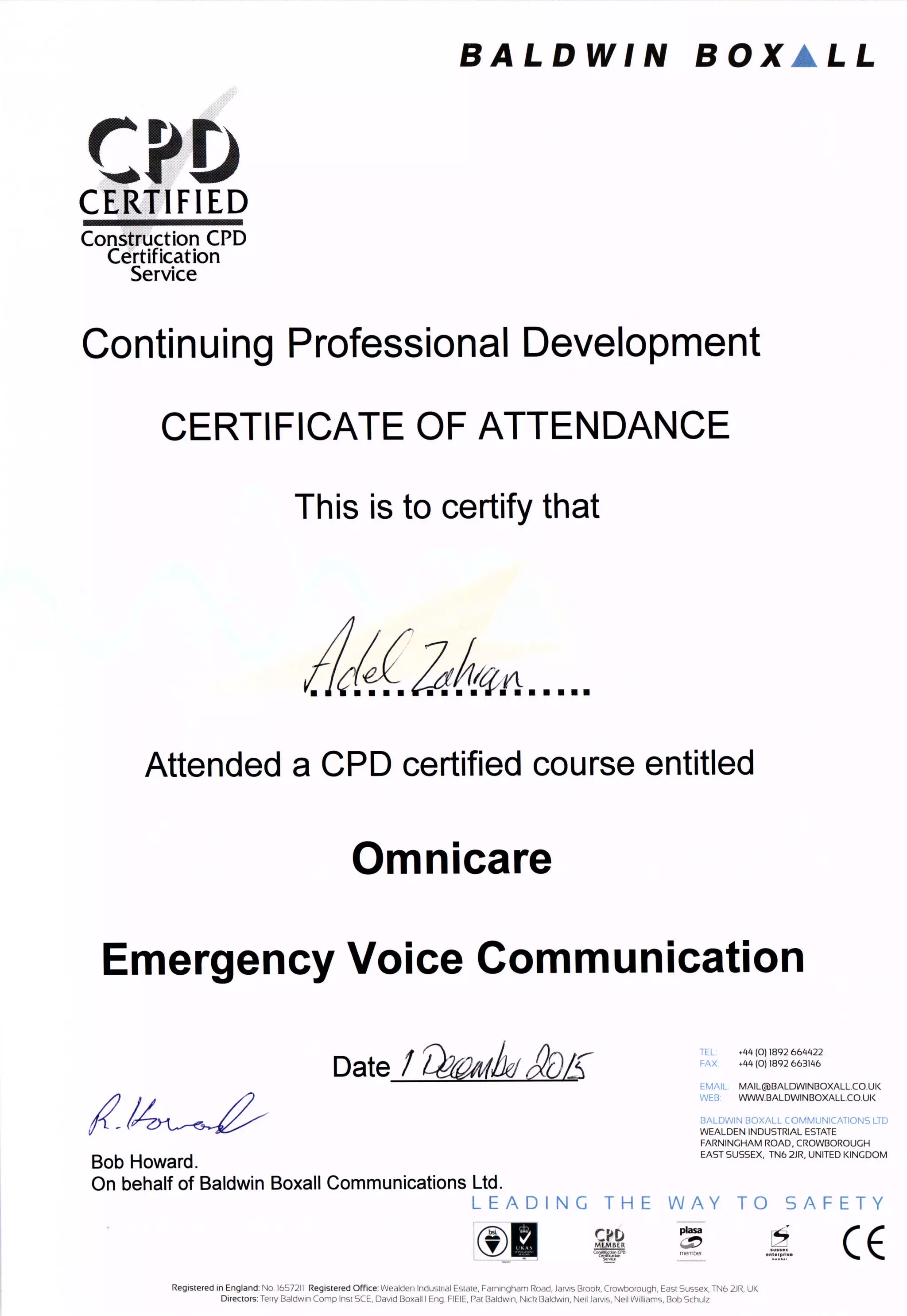 CPD Certificate | PDF