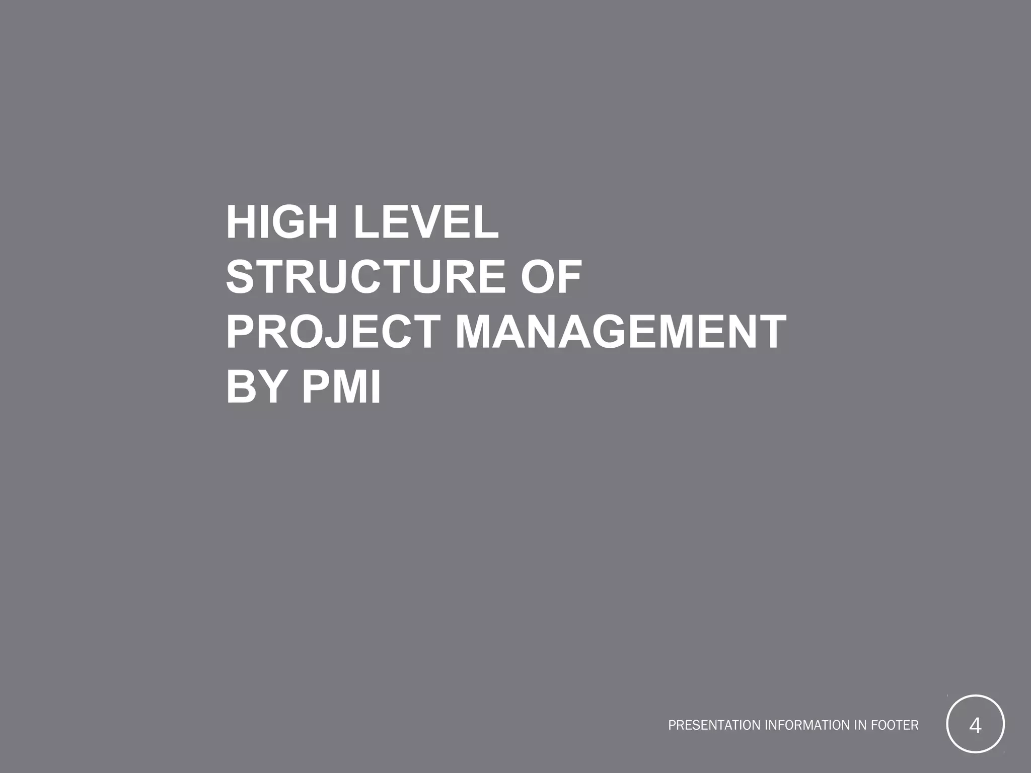PMI Project Management Framework | PPT