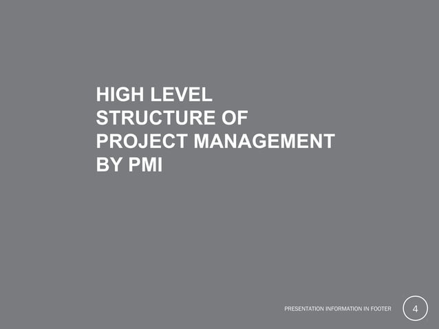 PMI Project Management Framework | PPT | Developmental Sites | Real Estate