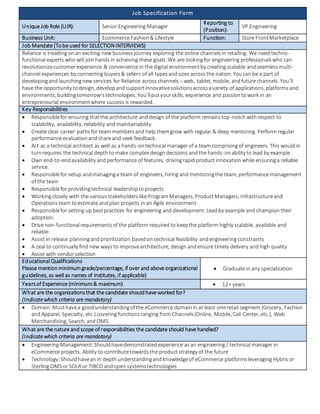 Job Description-Senior Engineering Manager-New | PDF