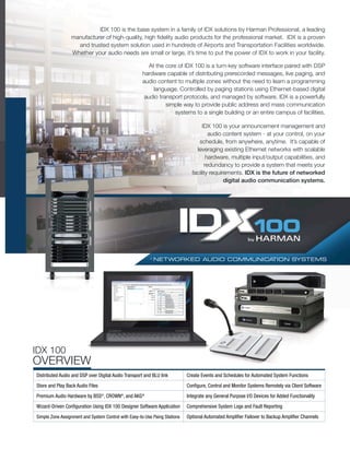 IDX100 Brochure- Final | PDF