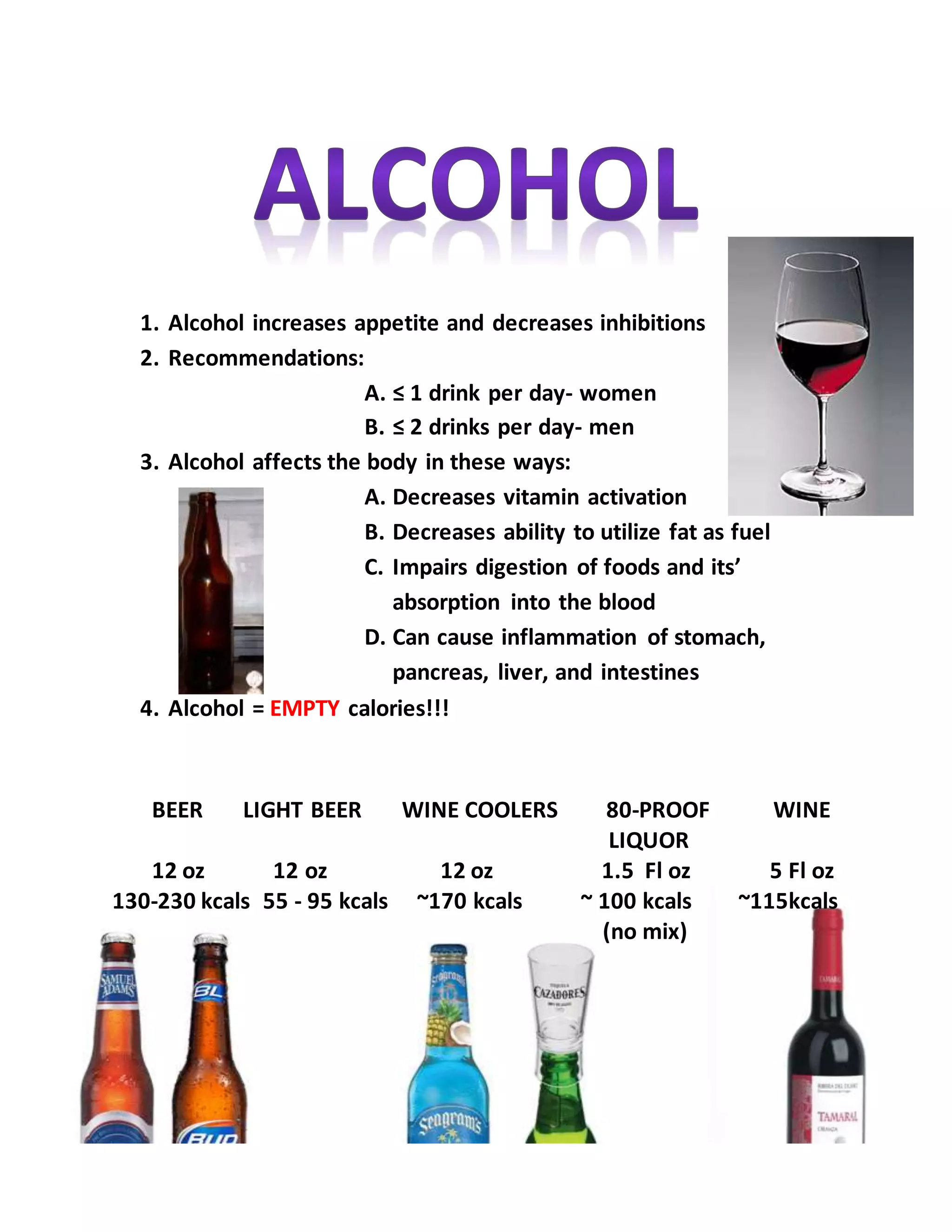 Alcohol intake | DOCX | Alcoholic Beverages | Food & Drink