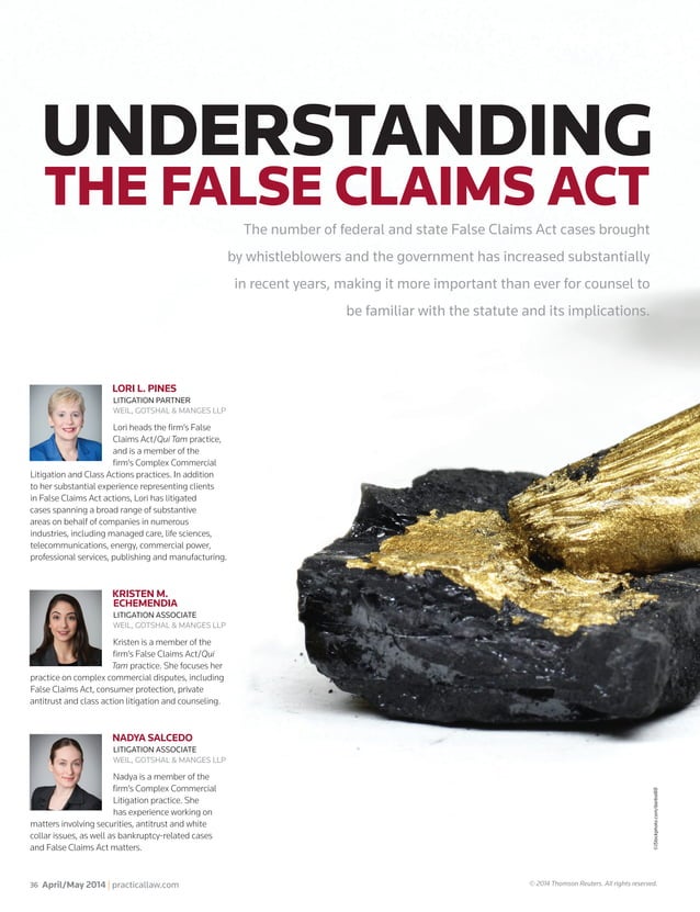 LIT_AprilMay2014_FalseClaimsActFeature | PDF