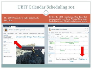 UBIT Maintenance Support and Capabilities | PPTX