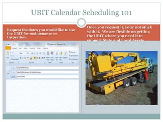 UBIT Maintenance Support and Capabilities | PPTX