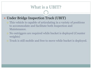 UBIT Maintenance Support and Capabilities | PPTX