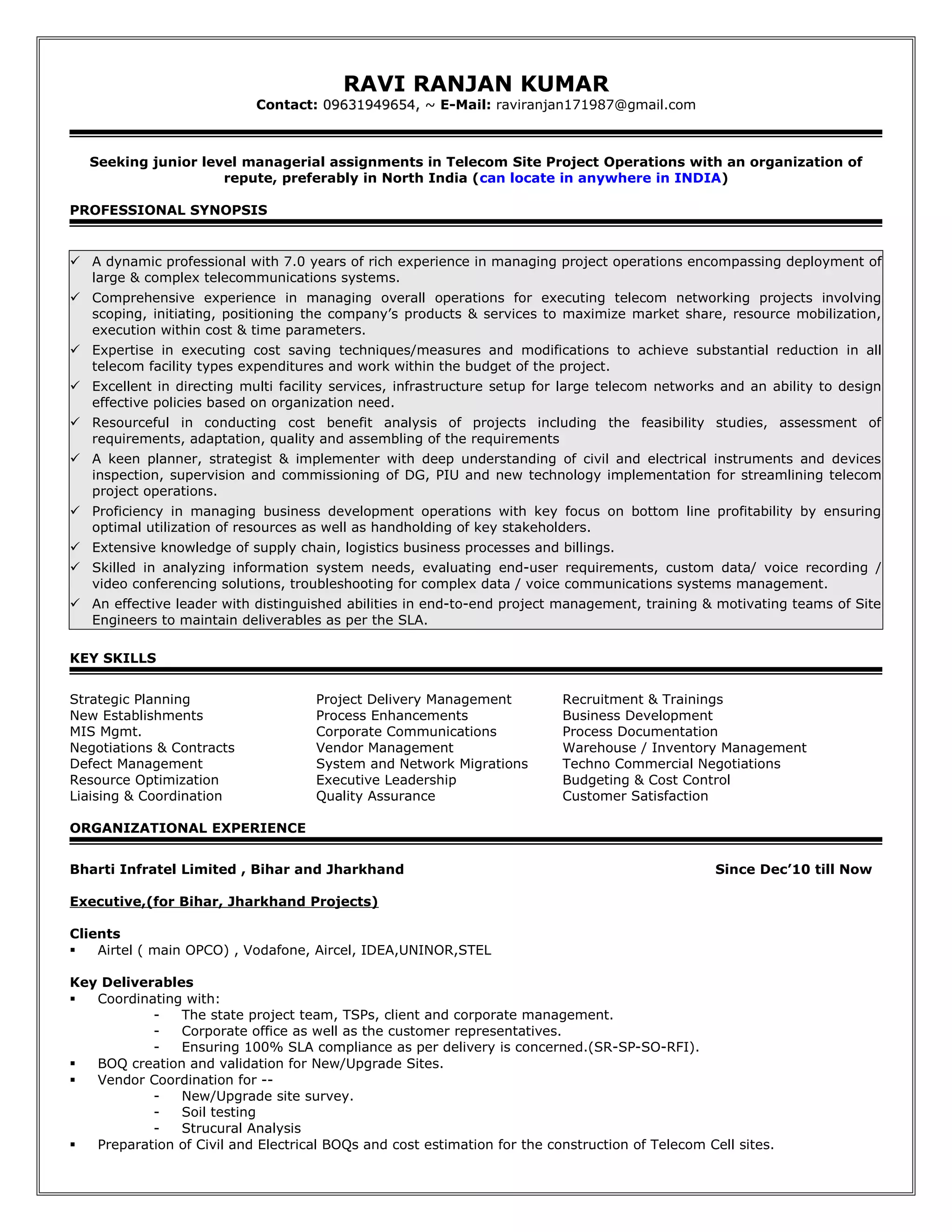 Ravi Ranjan Kumar | PDF