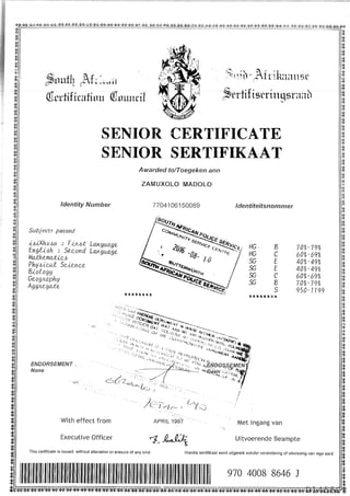 Certificates and ID copy | PDF