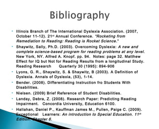 Dyslexia and Dysgraphia | PPT
