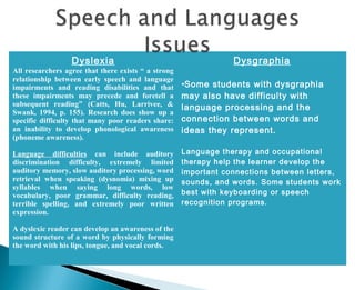 Dyslexia and Dysgraphia | PPT