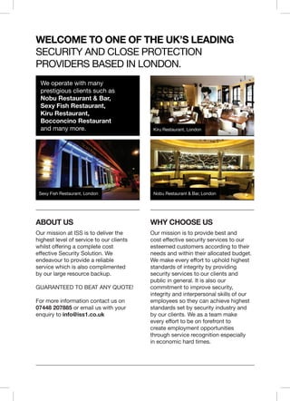 ISS BROCHURE | PDF | Business Banking & Finance | Business