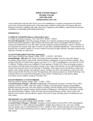 Judith Ruggeri Resume 2015 | DOCX