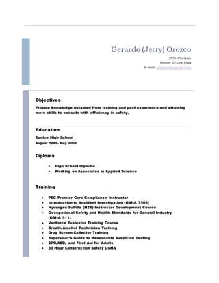 jerry resume (2) | PDF