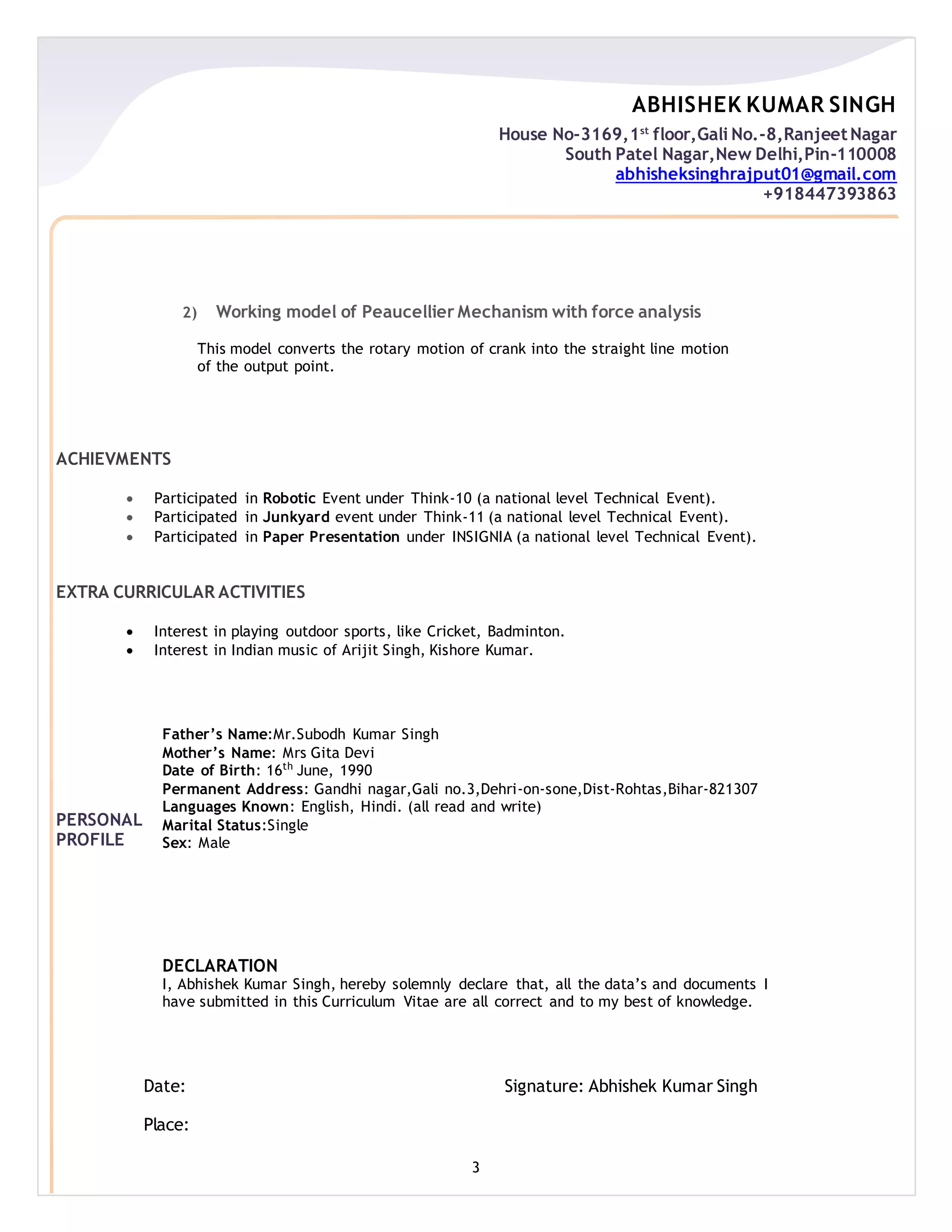 Abhishek_resume | DOCX