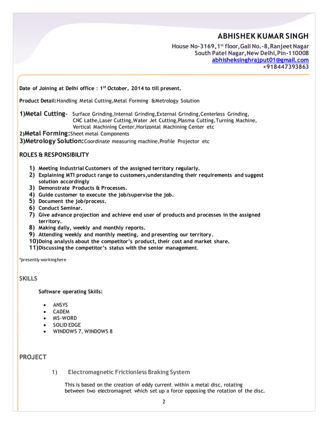 Abhishek_resume | DOCX