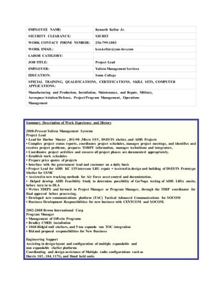K KELLAR RESUME | DOCX
