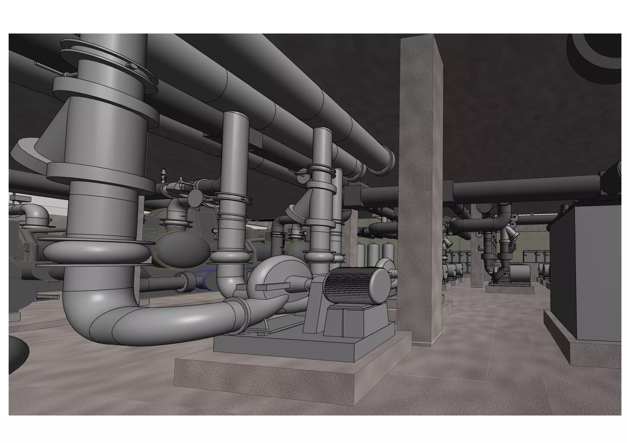 Chiller Plant Room Layout Inner View3 | PDF