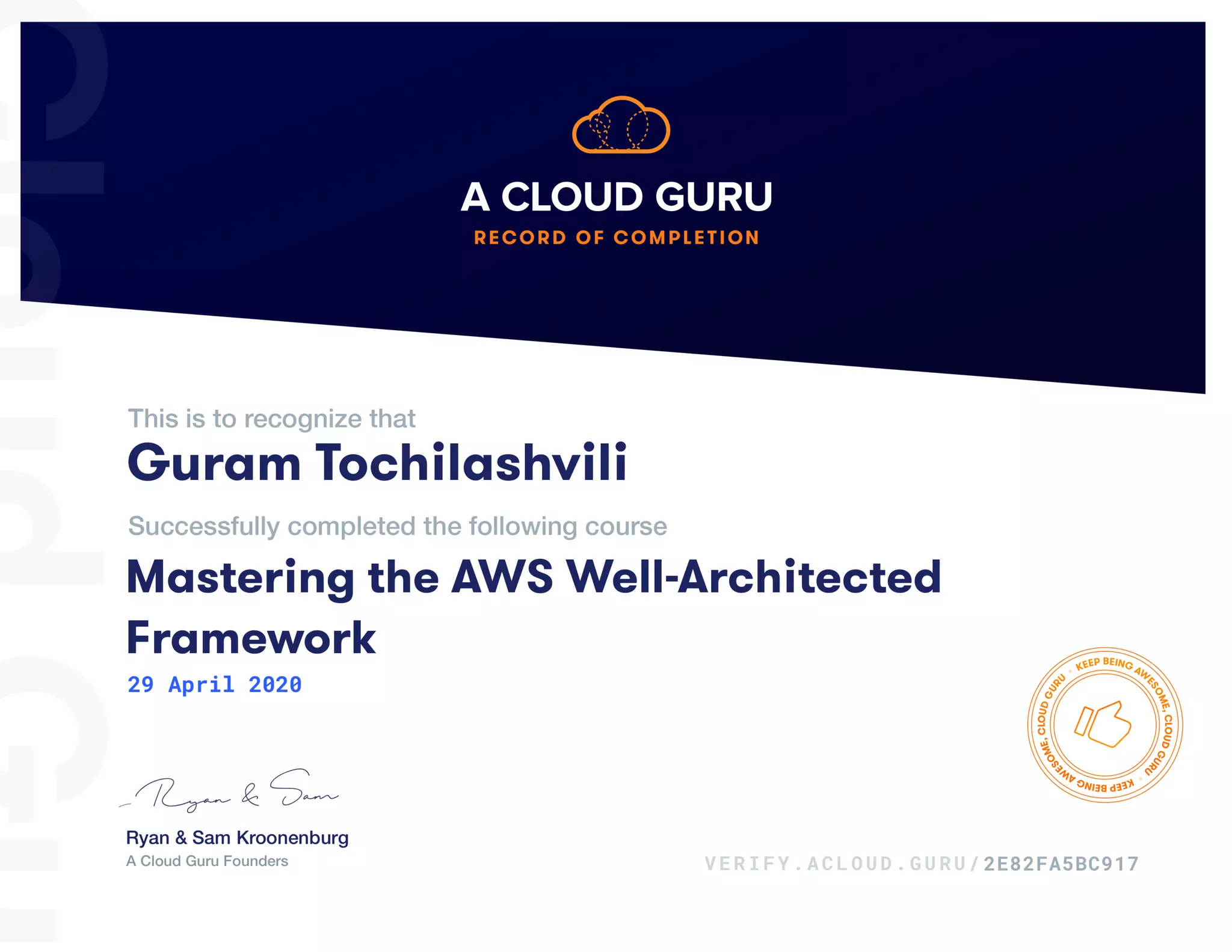 Mastering The Aws Well Architected Framework Ppt