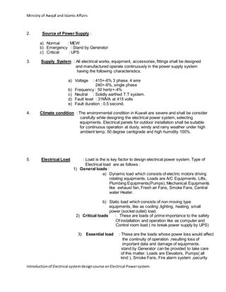 Electrical System Design Initial | DOCX