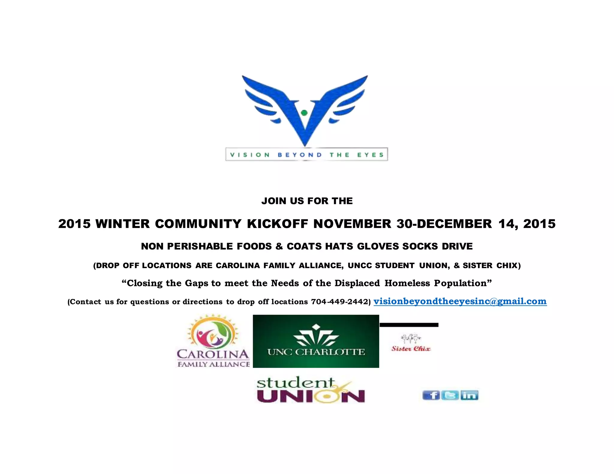 WINTER FOOD DRIVE 2015 | PPT