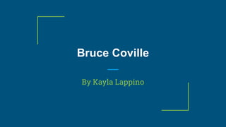 Bruce Coville | PDF