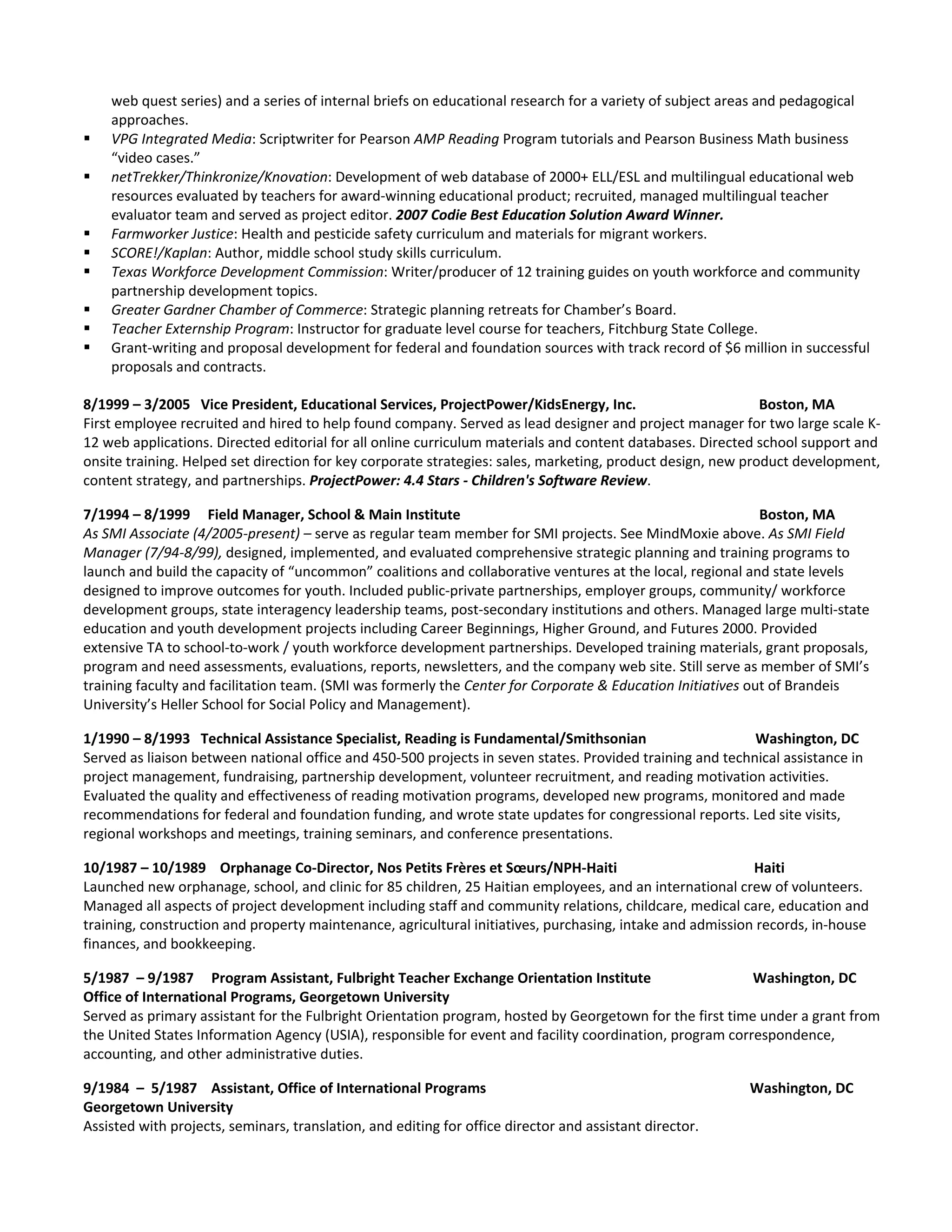 Nora Priest-Resume-Oct 2016 | PDF