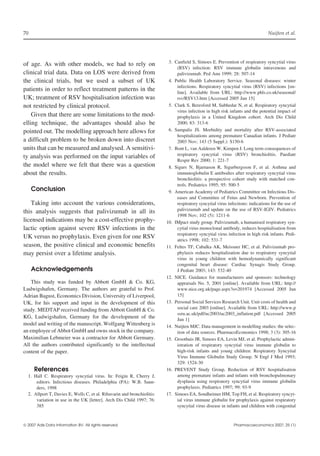 RSV Prev CE Analysis | PDF