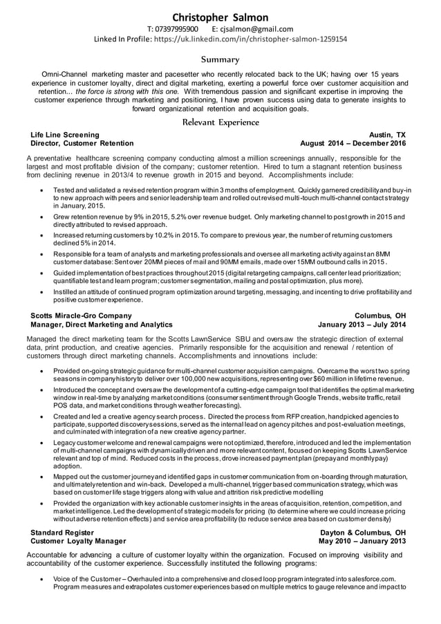 Chris Salmon CV | DOCX