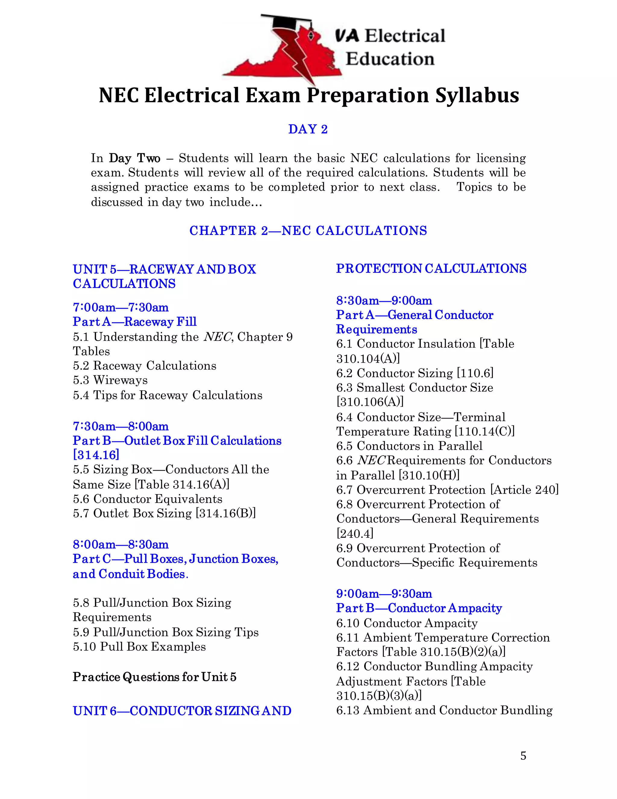 Exam Preparation Syllabus | DOCX