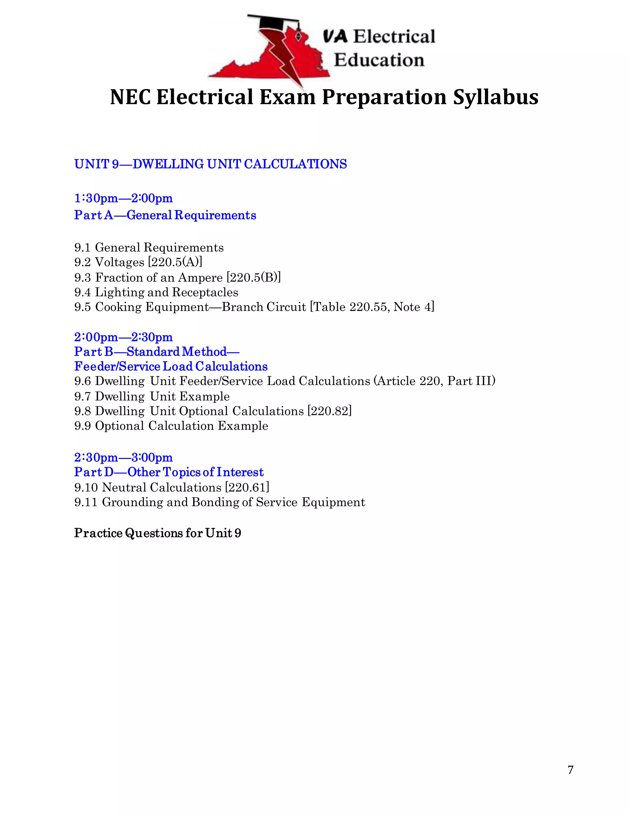 Exam Preparation Syllabus | DOCX