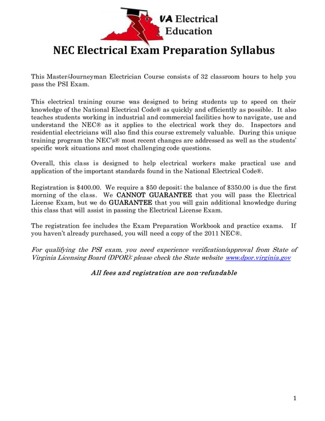 Exam Preparation Syllabus | DOCX