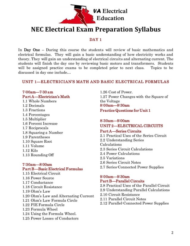 Exam Preparation Syllabus | PDF