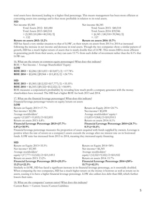 Financial Statement Analysis Project Group 4 | PDF