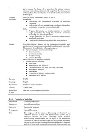M.Sc.Chem.Eng. Curriculum | PDF | Postgraduate Education | College ...