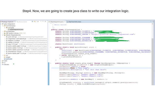Glip team integration with ring central | PPTX