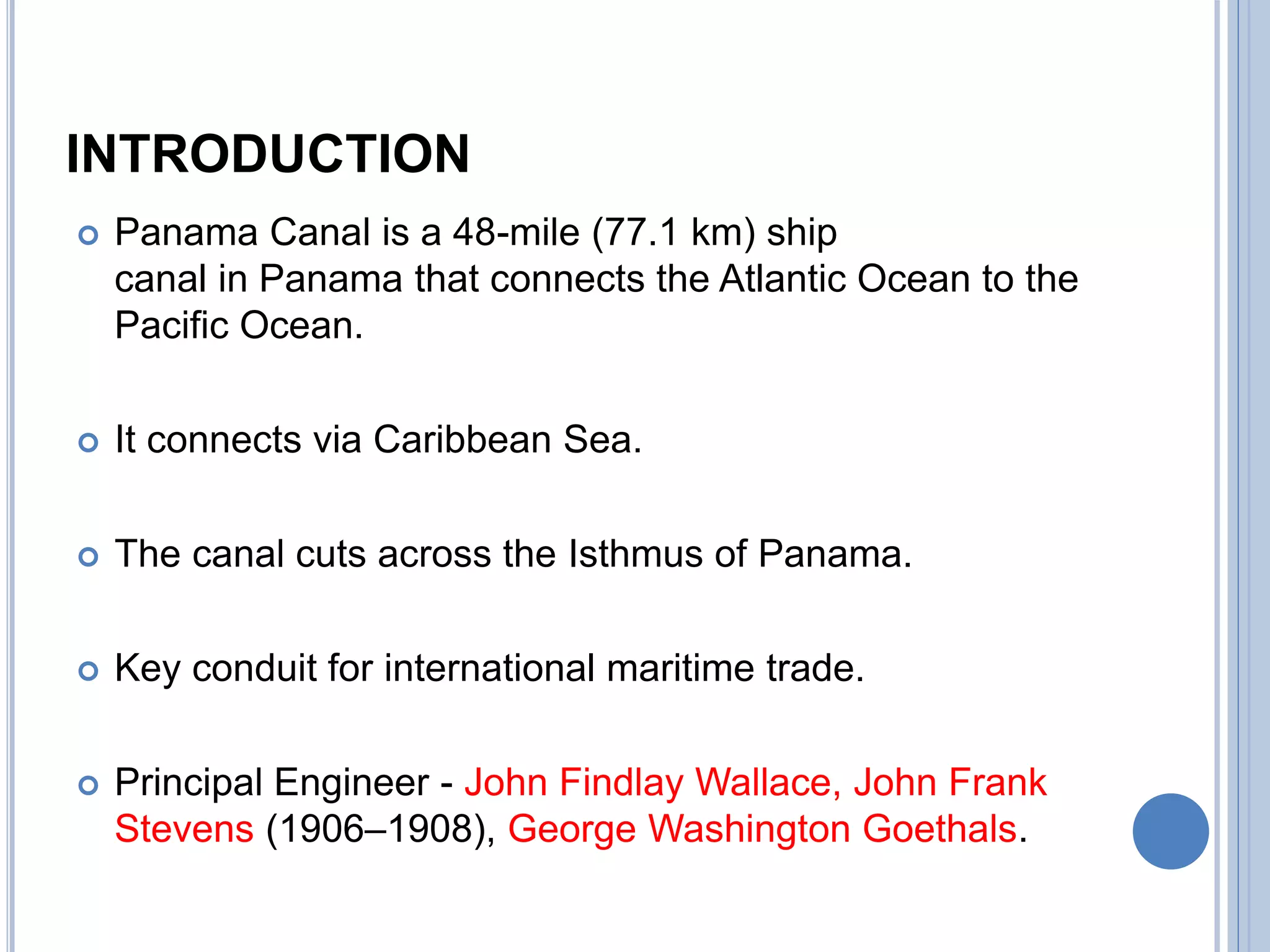 panama canal vikram singh | PPT