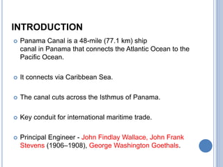 panama canal vikram singh | PPTX