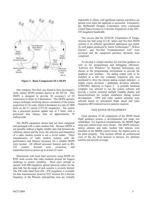 A Precision Flight Test Application of a Differential Global ...
