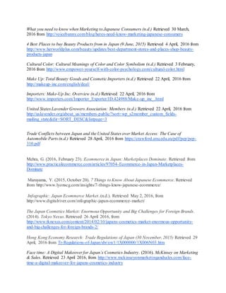 International Business Capstone Project Finished | DOCX