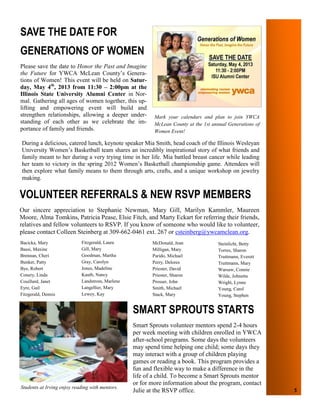 RSVP Newsletter 2012 | PDF