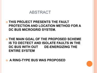 DC_RING-BUS_MICROGRID_FAULT_PROTECTION | PPT