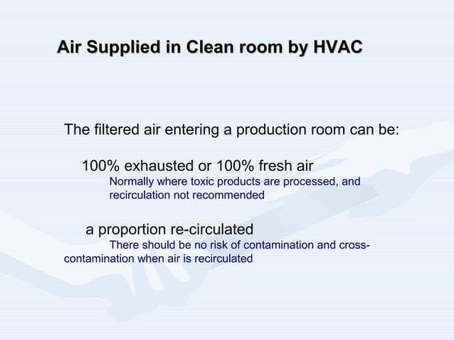 Clean Room_Presentation | PPT | Indoor Environmental Quality | Home ...