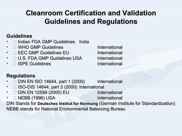 Clean Room_Presentation | PPT | Indoor Environmental Quality | Home ...